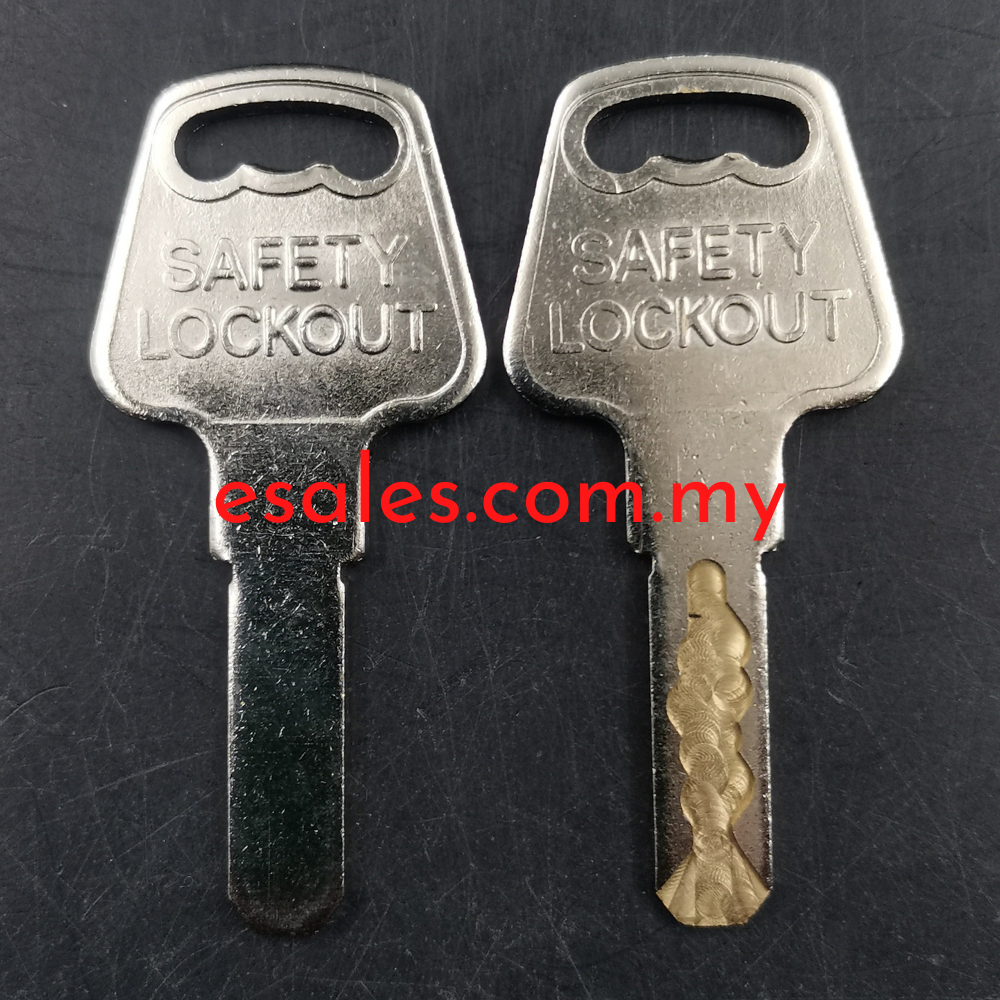 SAFETY LOCKOUT Key Blank LOTO Track Key Blank - Pepper Spray Malaysia ...