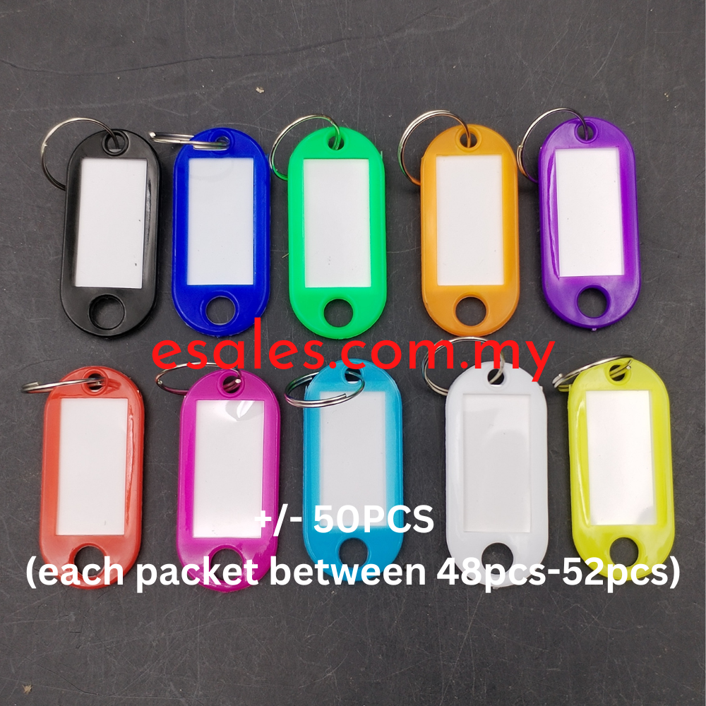 50pcs BS Key Label Keychain Key Label ID Name Room Address TEL Number ...